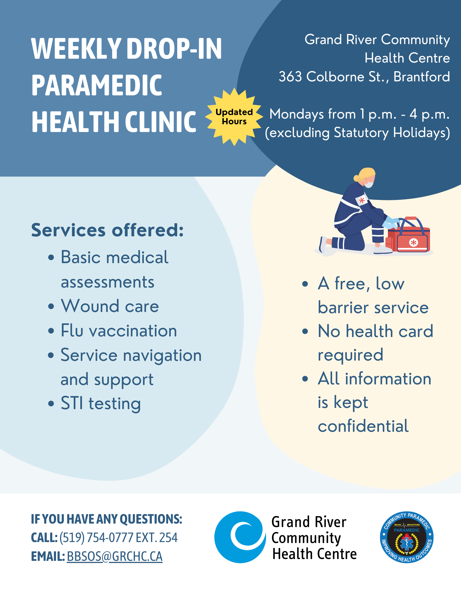 Paramedic Health Drop-In Clinic